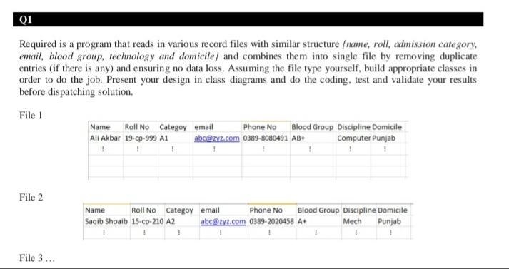 Solved Dep : computer science Exam: object oriented | Chegg.com