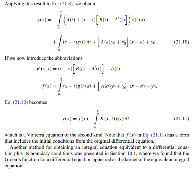 Solved 21.1.1 Starting with the ODE, integrate twice and | Chegg.com