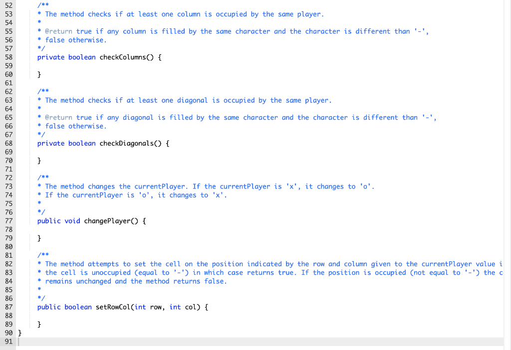 Solved Current file: Board.java Load default template... 1 | Chegg.com