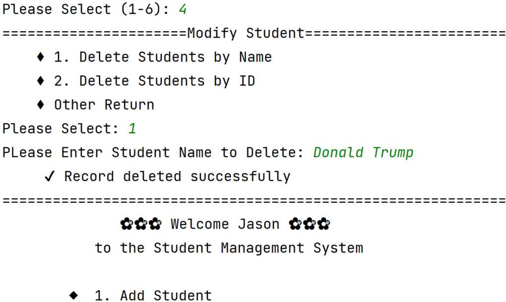 Solved Group Project Student Management Systems this | Chegg.com