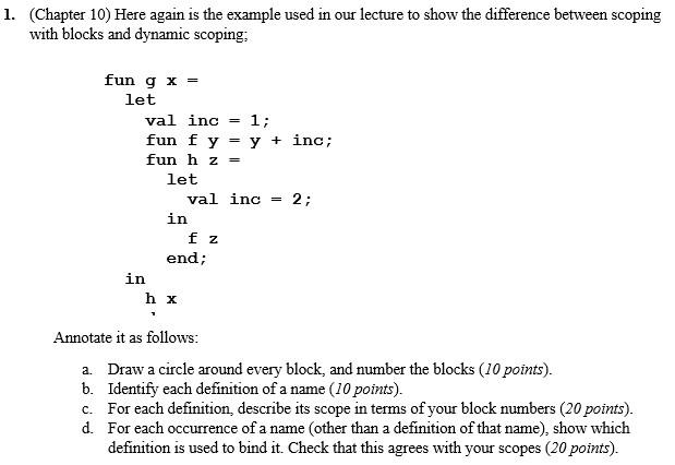Solved 1. (Chapter 10) Here again is the example used in our | Chegg.com