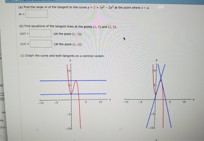 Solved (a) Find the slope m of the tangent to the curve y 2 | Chegg.com