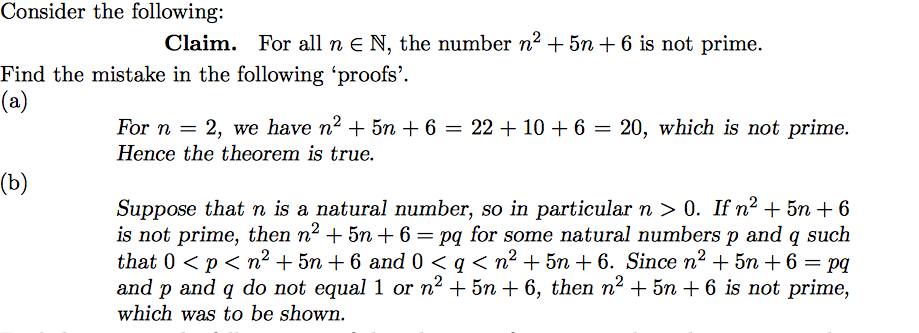 Solved Consider the following: Claim. For all n N, the | Chegg.com