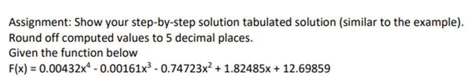 Solved Assignment: Show your step-by-step solution tabulated | Chegg.com