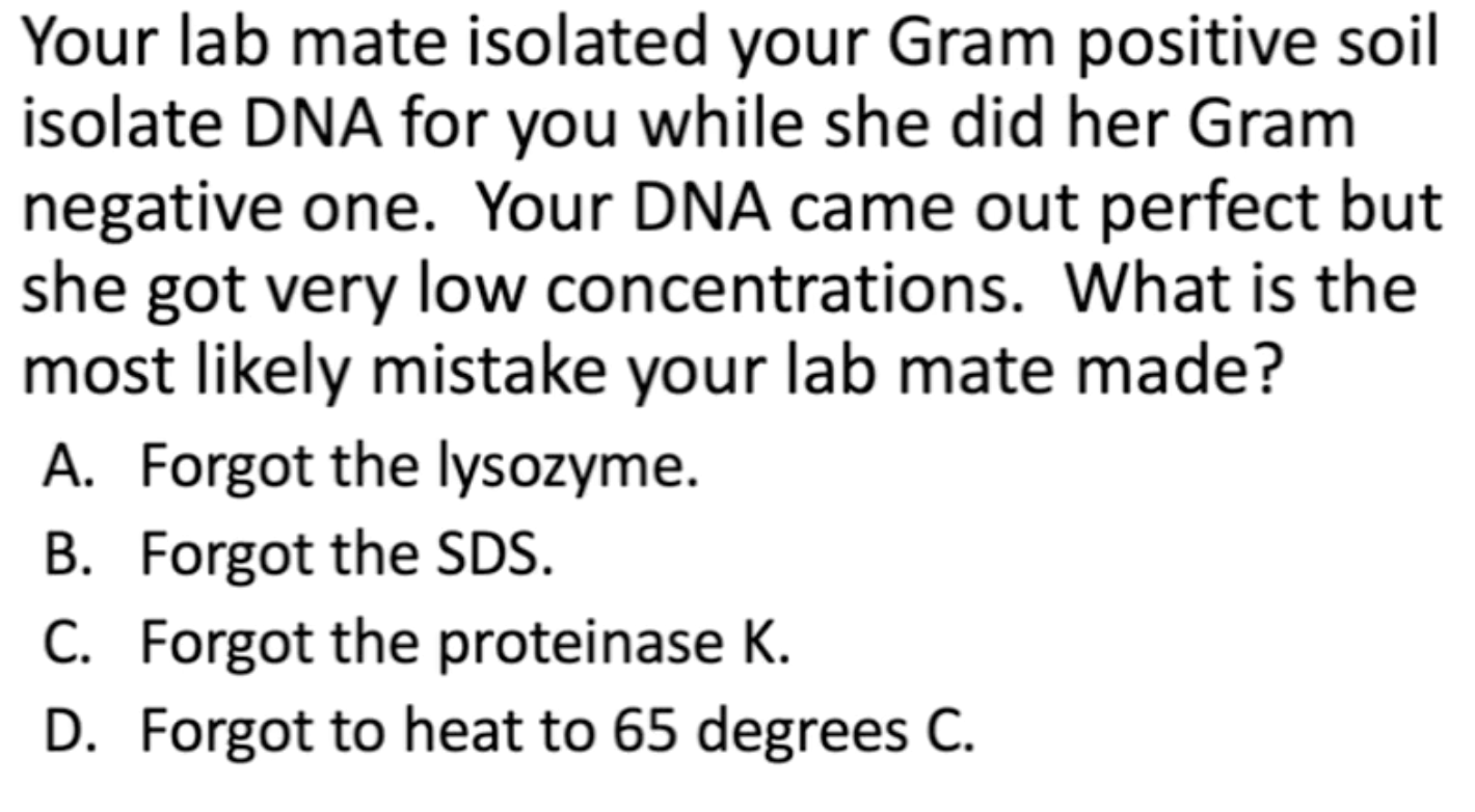 Solved The Durham tube in a nitrate reduction assay holds | Chegg.com