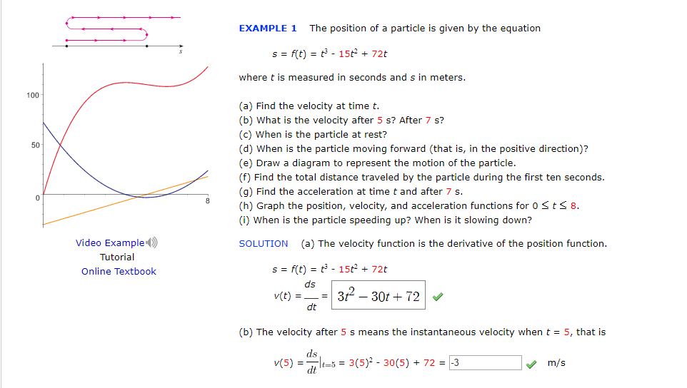 Solved: The Position Of A Particle Is Given By The Equatio... | Chegg.com