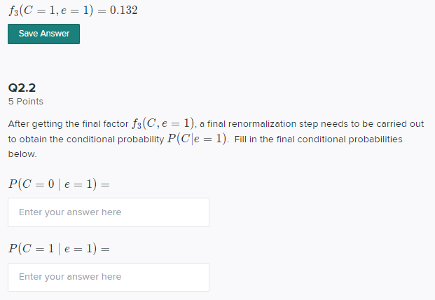 Assume the following Bayes Net and corresponding | Chegg.com