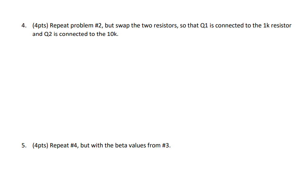 Solved 2. (4pts) For the circuit to the right, determine the | Chegg.com