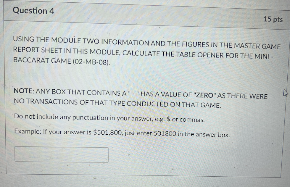 Can I have the answer? MODULE TWO | Chegg.com
