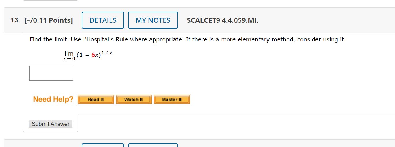 Solved Show me the steps to solve Find the limit. ﻿Use | Chegg.com