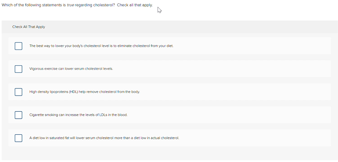 Solved Which of the following statements is true regarding | Chegg.com