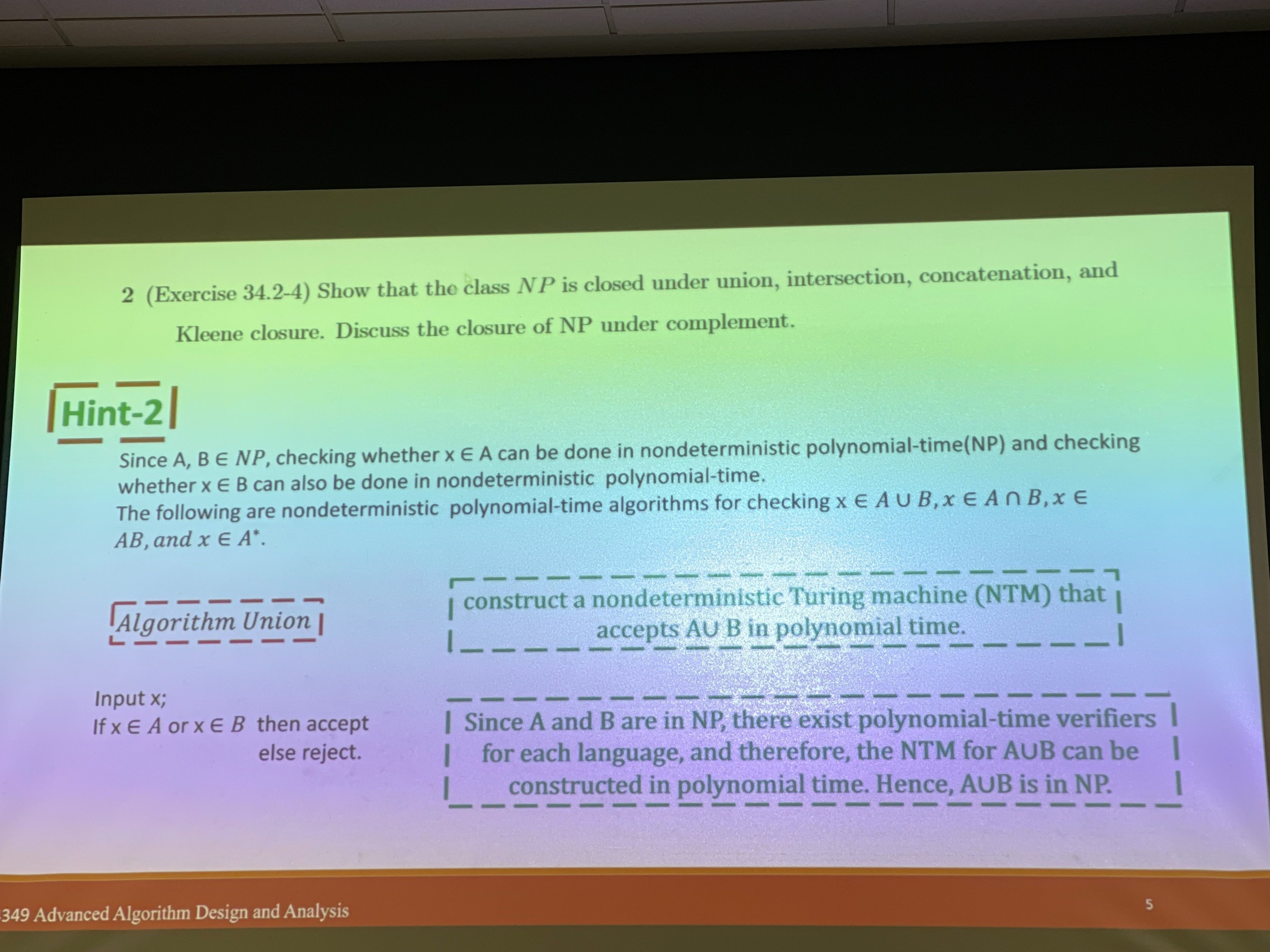 Solved 2 (Exercise 34.2-4) Show that the class NP is closed | Chegg.com