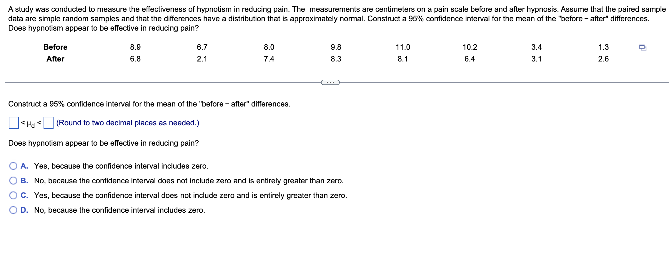 Solved A study was conducted to measure the effectiveness of | Chegg.com