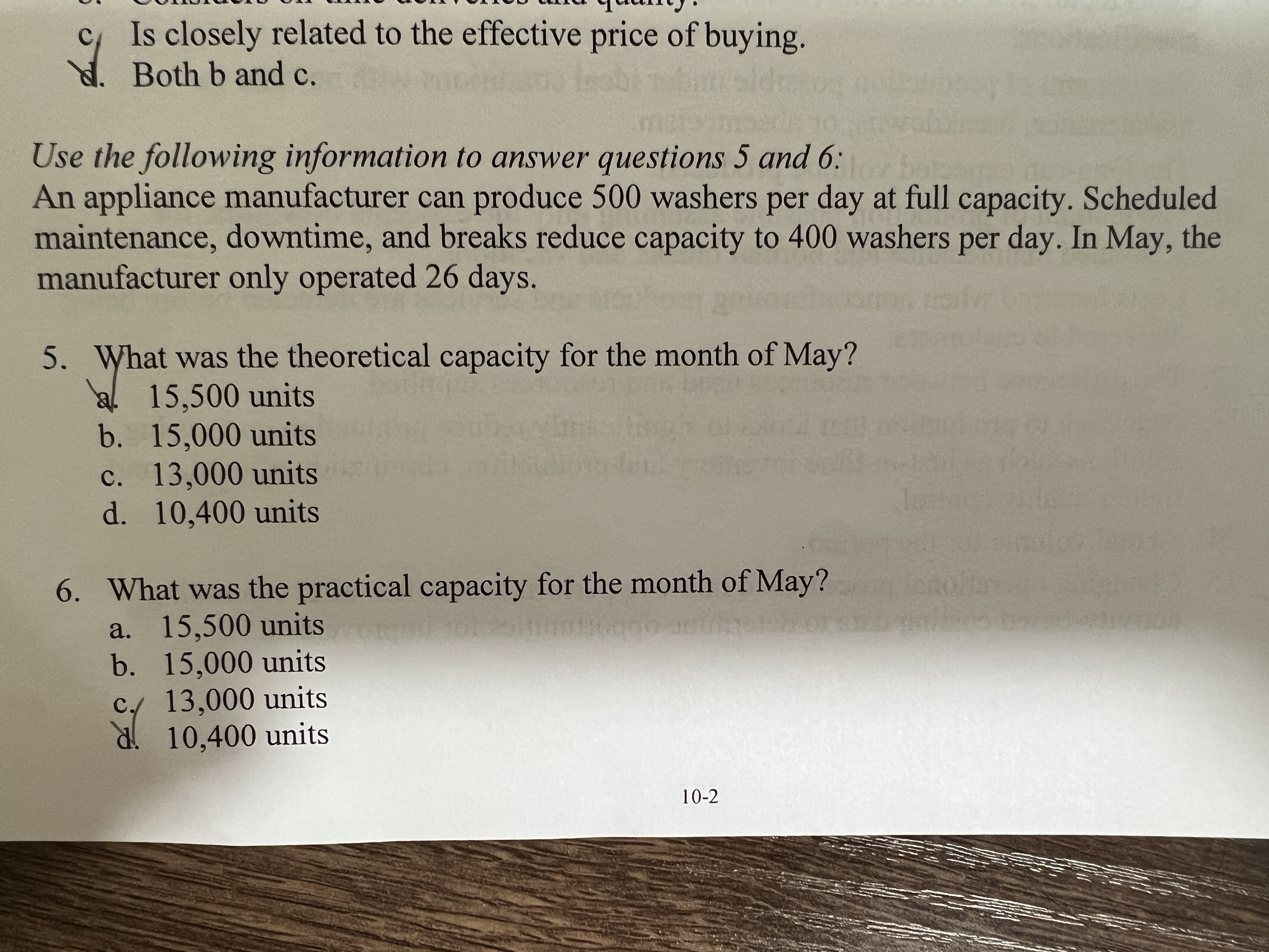 Solved I marked the right answer already. Please show me the | Chegg.com
