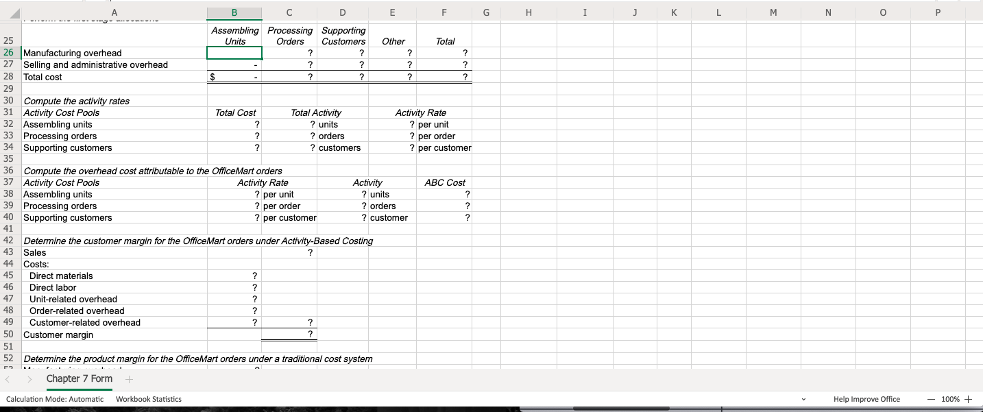 Solved E F G H I J K L M N o Р Other 10% 20% 10% A B с D 1 | Chegg.com