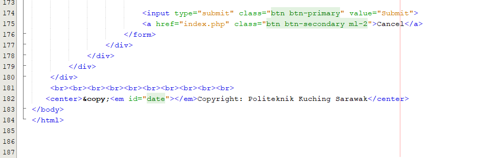 Hye there, did you know whats wrong with my coding ? | Chegg.com
