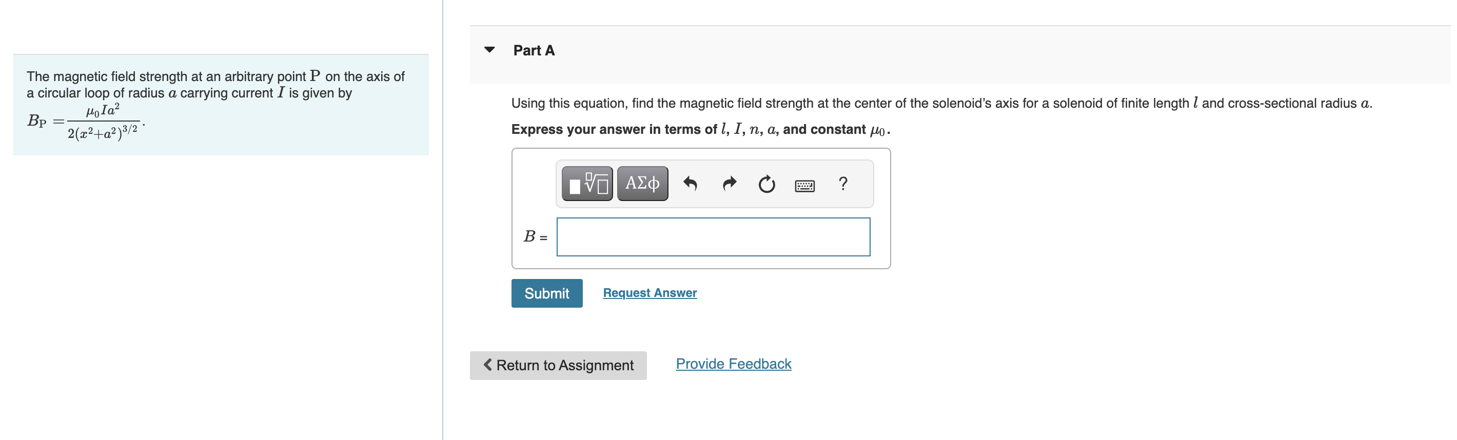 Solved The magnetic field strength at an arbitrary point P | Chegg.com