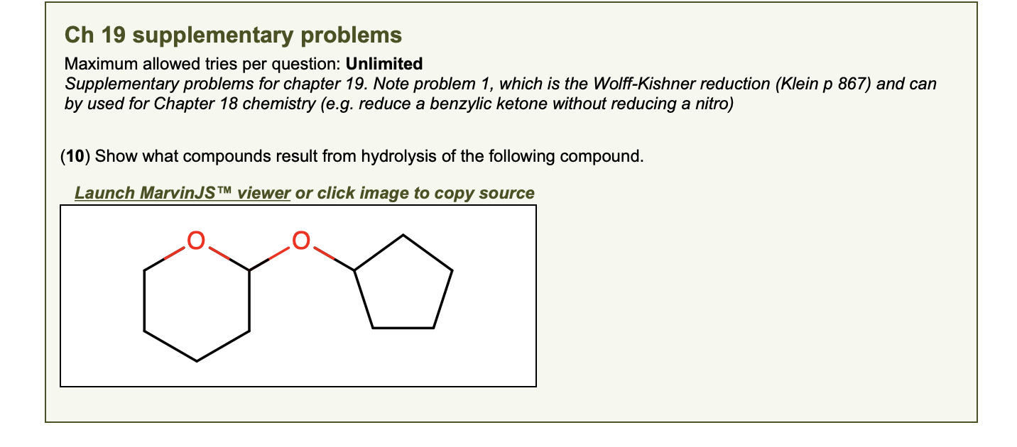 Solved Ch 19 supplementary problems Maximum allowed tries | Chegg.com