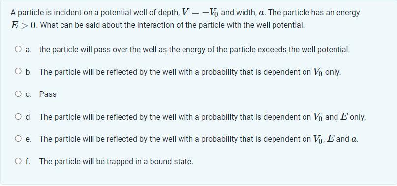 Solved In a particular scattering problem of a particle of | Chegg.com