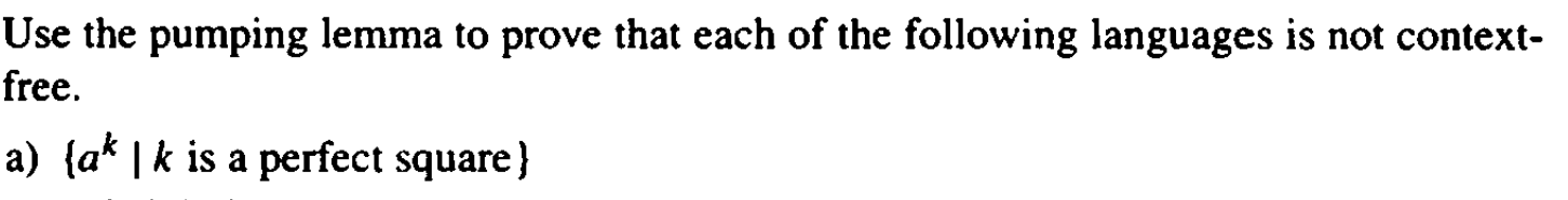 Solved Use the pumping lemma to prove that each of the | Chegg.com