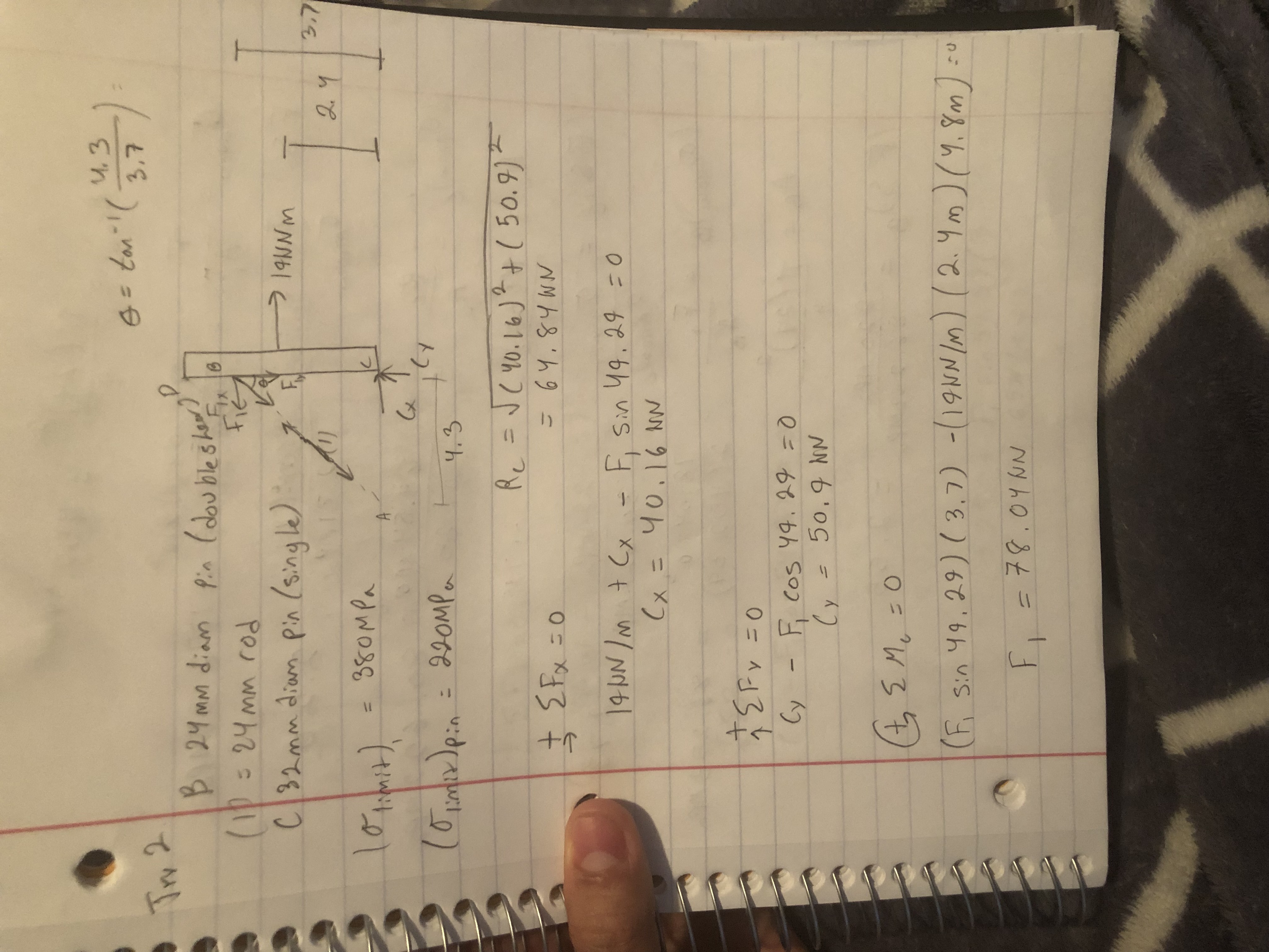 The structure supports a distributed load of | Chegg.com