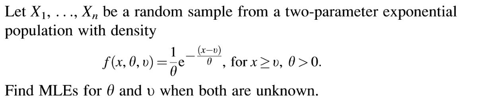 Solved Let Xi, ..., Xn be a random sample from a | Chegg.com