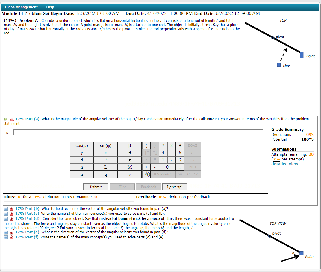 Solved Class Management | Help Module 14 Problem Set Begin | Chegg.com