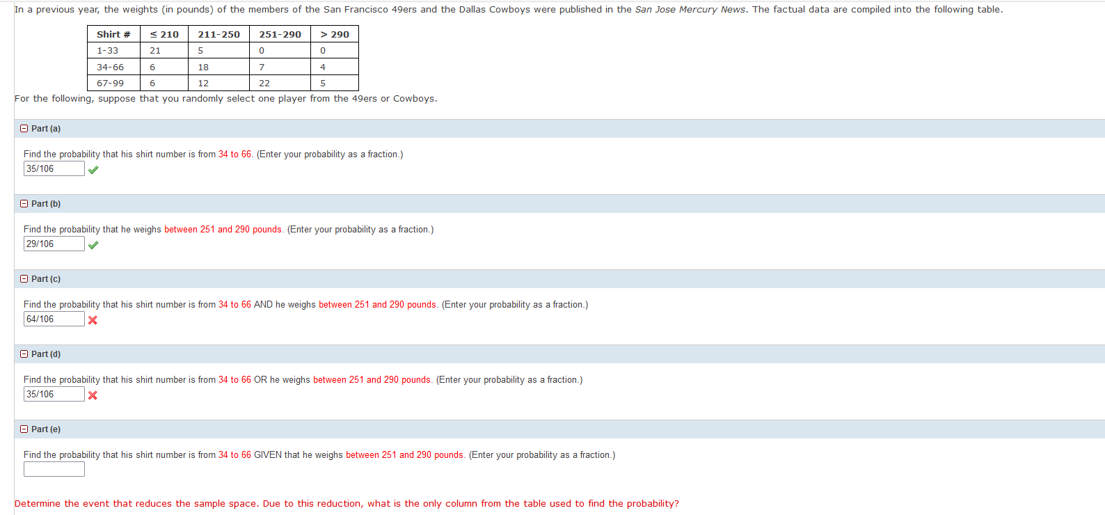 Solved For the following, suppose that you randomly select | Chegg.com