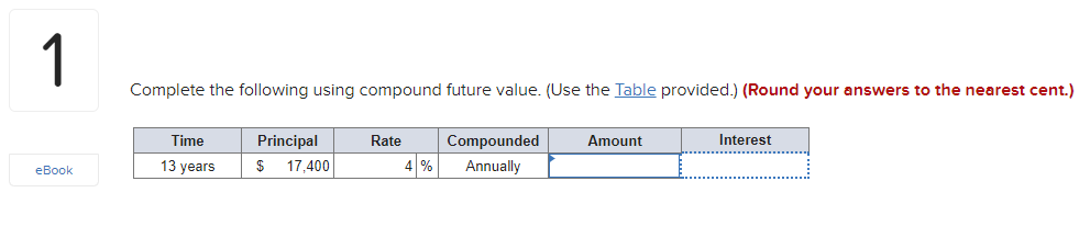 Solved 1 Complete the following using compound future value. | Chegg.com