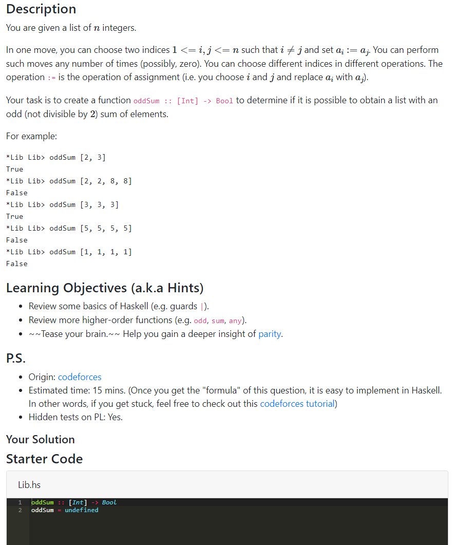 Solved Description You are given a list of n integers. In | Chegg.com
