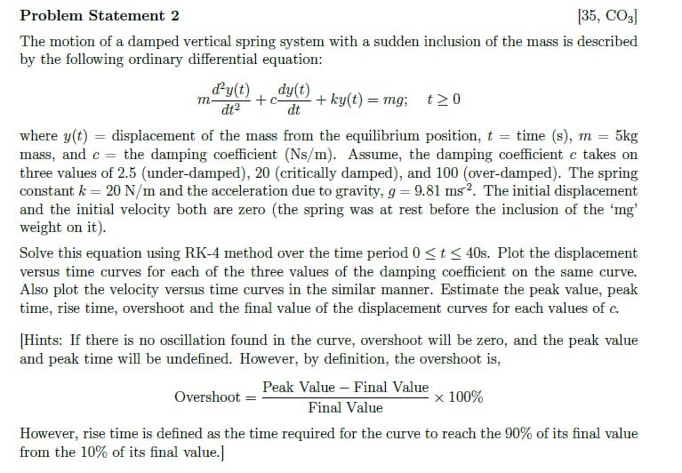 Subject: Applied Numerical Methods Need to use python | Chegg.com