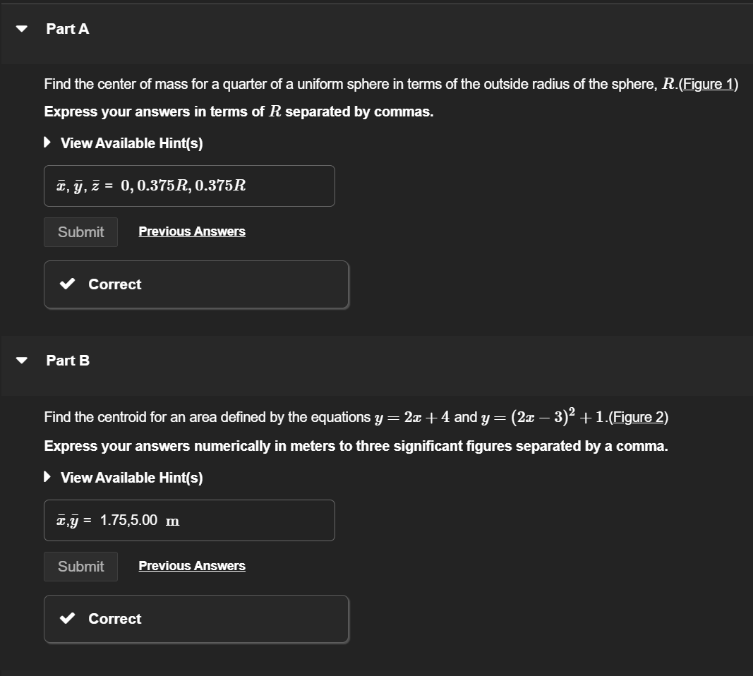 Solved Learning Goal: To be able to find the centroid, | Chegg.com