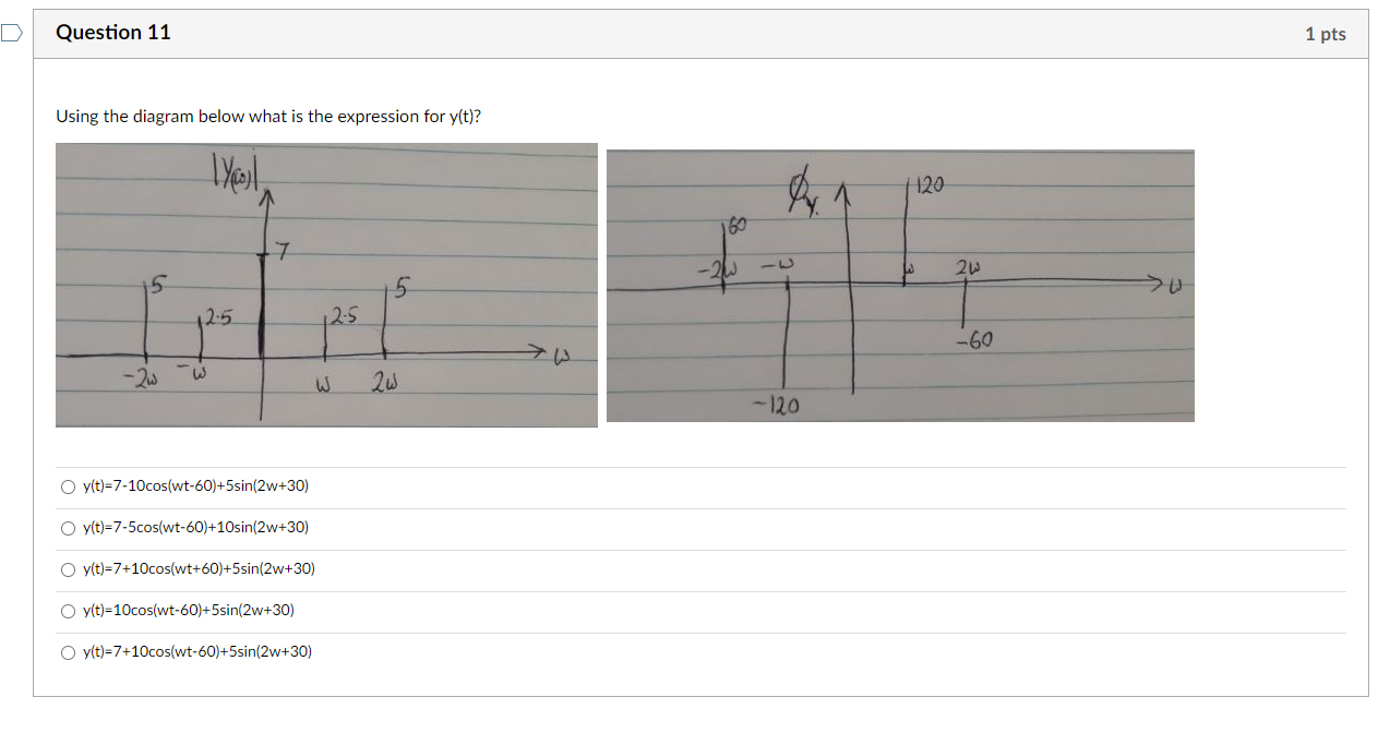 Solved Question 11 1 pts Using the diagram below what is the | Chegg.com