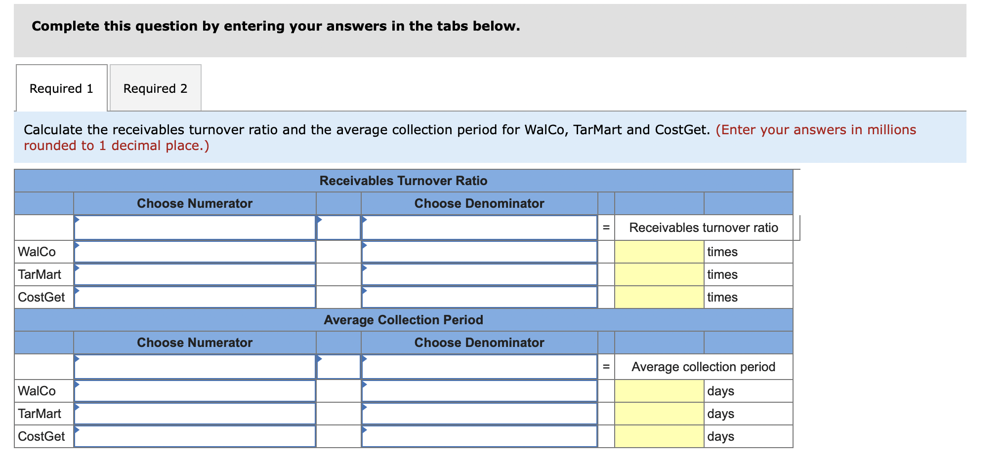 Solved Exercise 5-18 (Algo) Calculate receivables ratios | Chegg.com Solved Exercise 5-18 (Algo) Calculate receivables ratios | Chegg.com