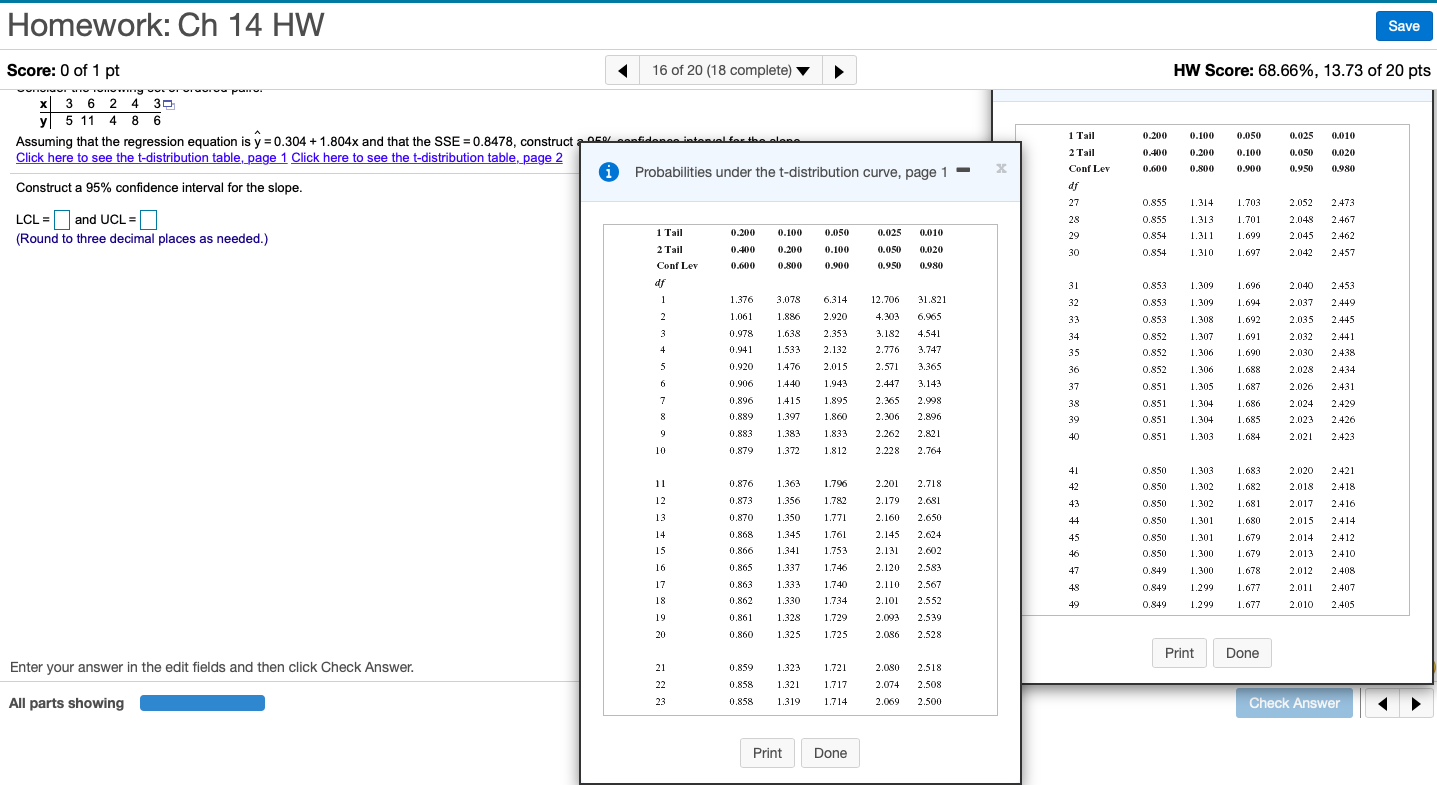 Solved Homework: Ch 14 HW Save HW Score: 68.66%, 13.73 of 20 | Chegg.com