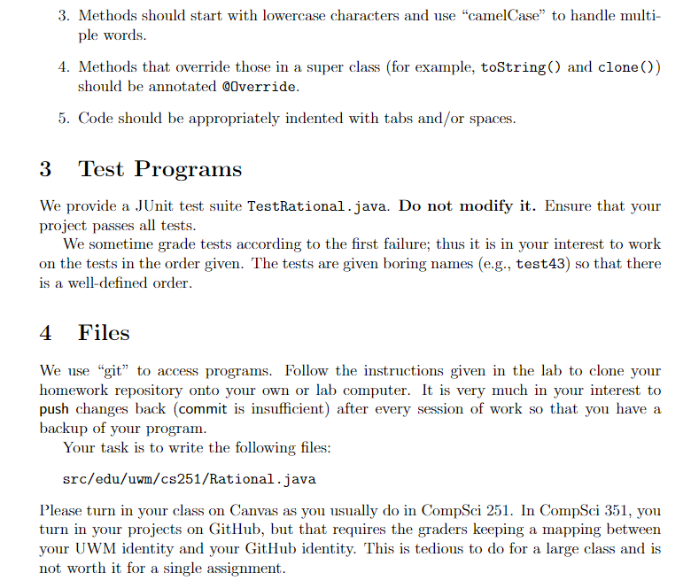 Solved Implement a class to represent “rational”numbers, | Chegg.com