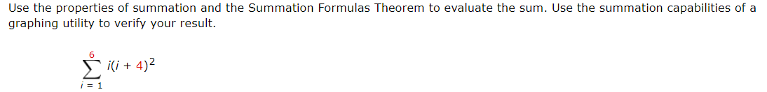 Solved Use the properties of summation and the Summation | Chegg.com