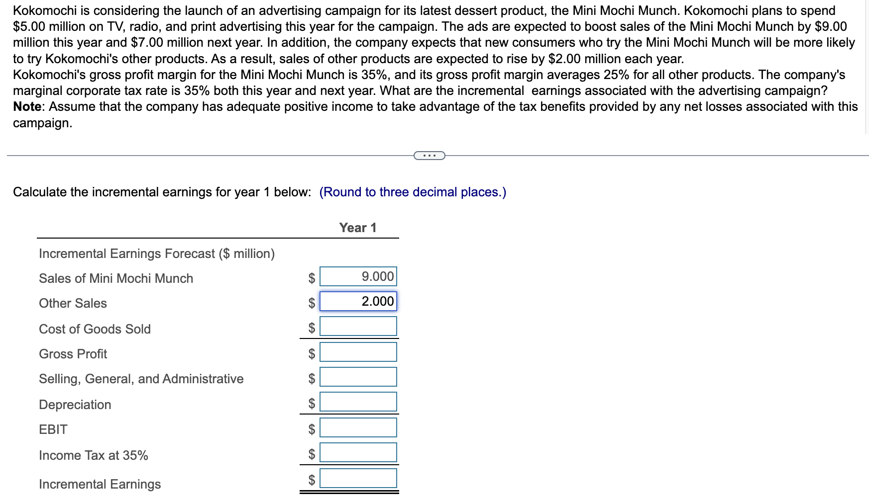 Solved Kokomochi is considering the launch of an advertising | Chegg.com