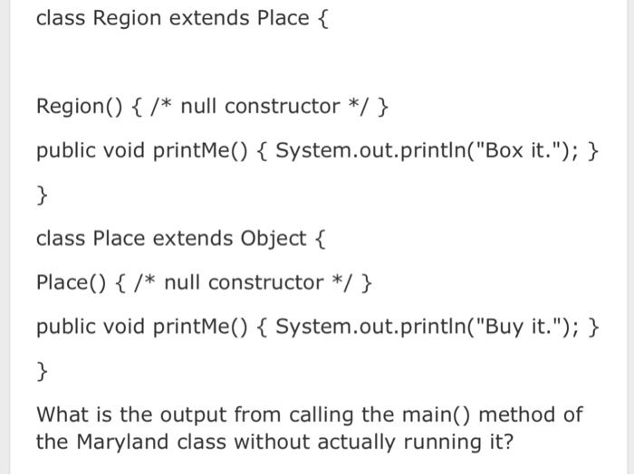 Solved 2 Consider The Following Code Fragment Taken From