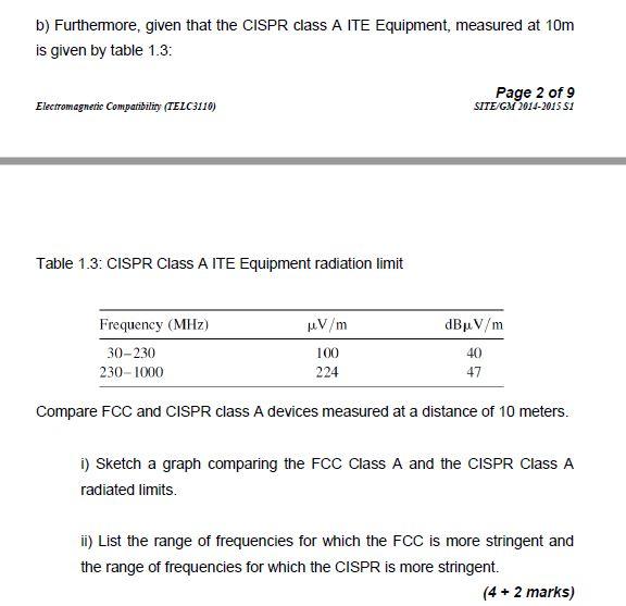 Solved a) Consider table 1.1 and table 1.2 respectively for | Chegg.com