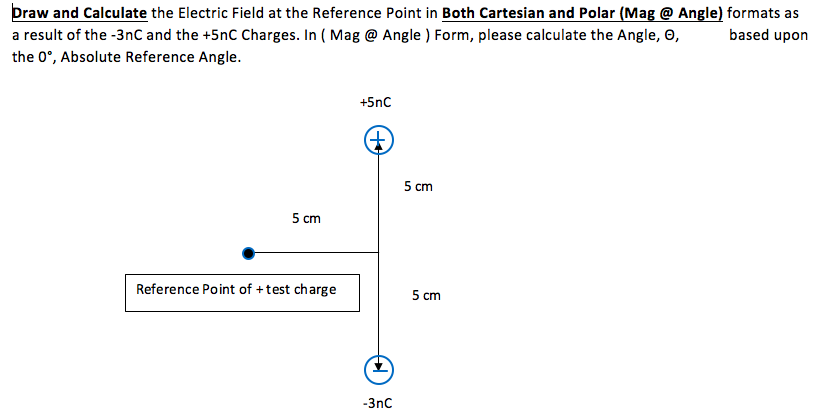 Solved Draw and Calculate the Electric Field at the | Chegg.com