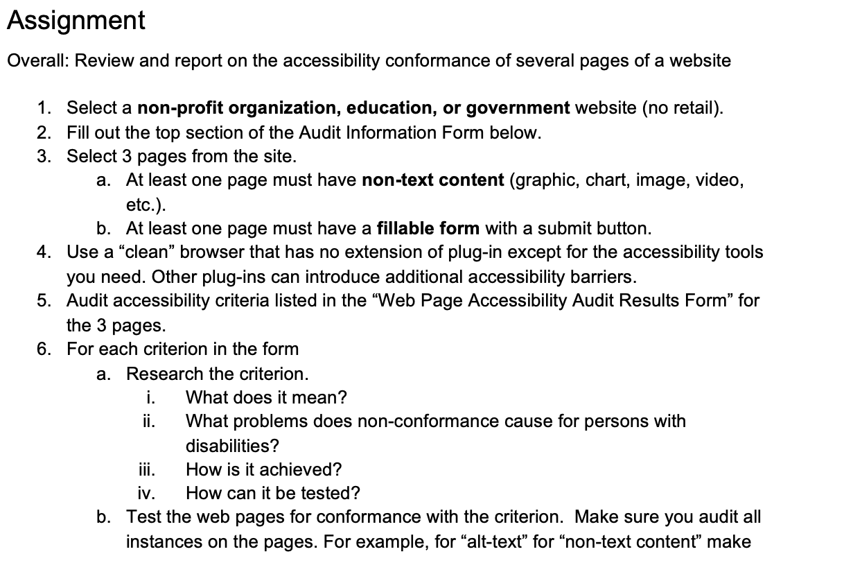 Assignment Overall: Review and report on the | Chegg.com