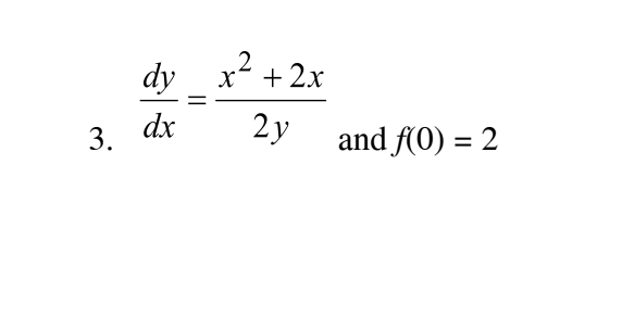 Solved Solve this differential equation, and give the | Chegg.com