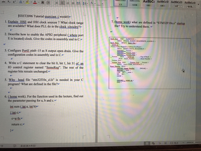 Solved Explain HSE and HSI clock sources? what clock range | Chegg.com