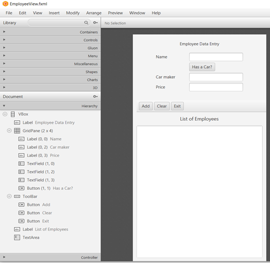 Solved . Run the EmployeeApp to make sure that your project | Chegg.com