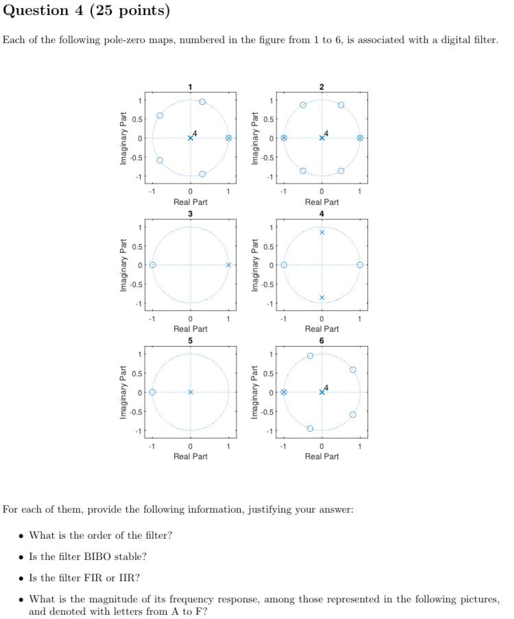 Solved Question 4 (25 points) Each of the following | Chegg.com