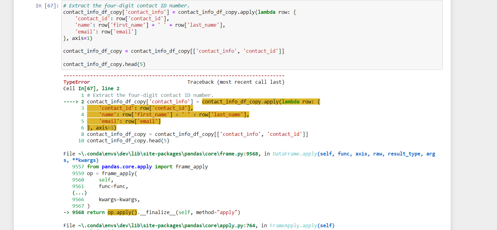 Solved What is the error that I am making in the code to | Chegg.com