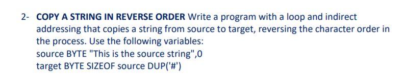 Solved This Should Be In Assembly Language Masm Irvine32 5869