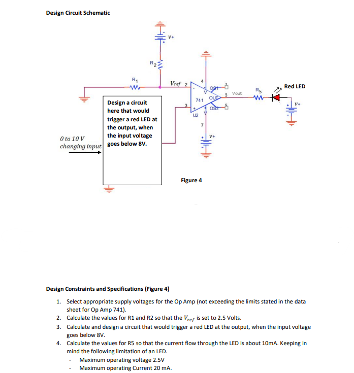 Design Constraints and Specifications (Figure | Chegg.com