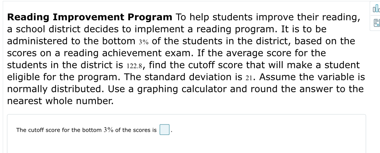 Solved Reading Improvement Program To help students improve | Chegg.com